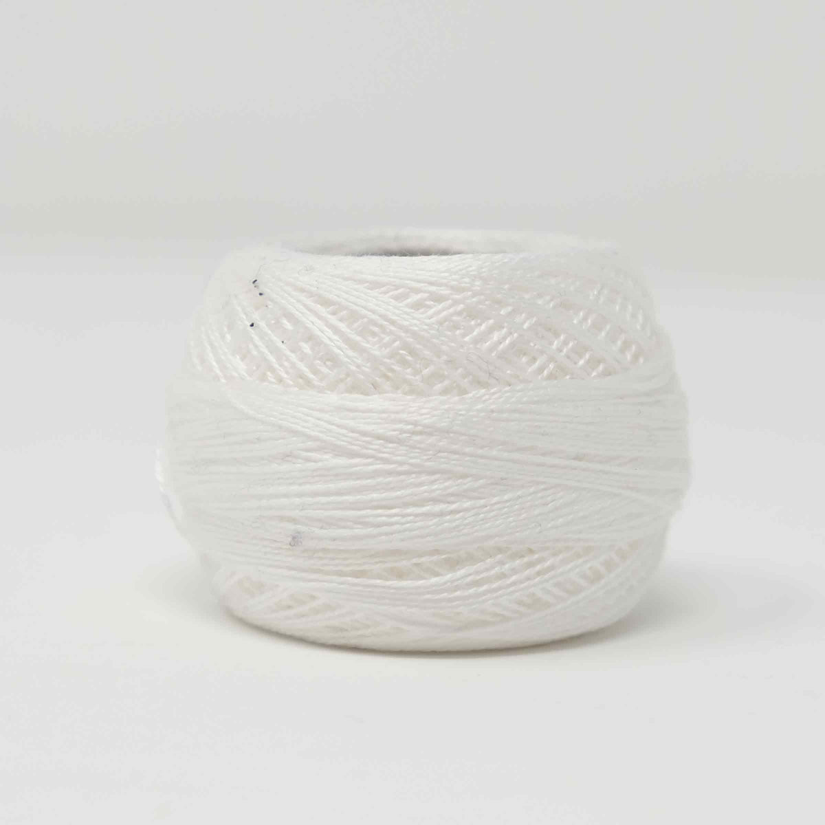 DMC Cotton Pearl Cotton Size 12 (87 metres) White (Blanc) – Jolly Stitcher
