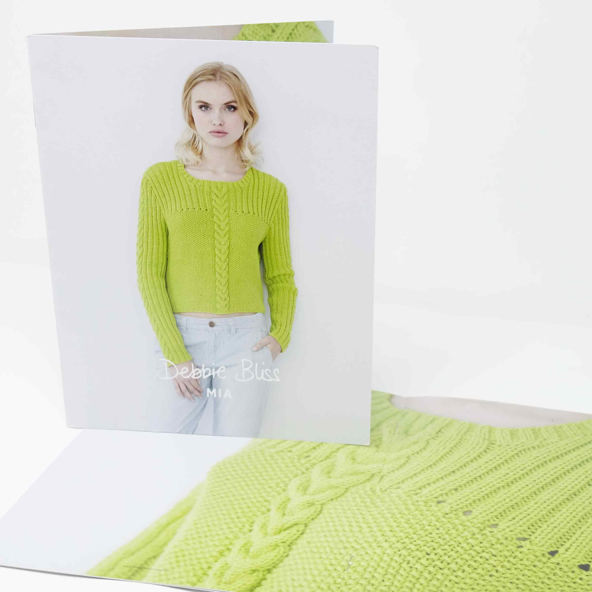 Debbie Bliss Mia Pattern (DB073) Moss Stitch & Rib Top – Jolly Stitcher