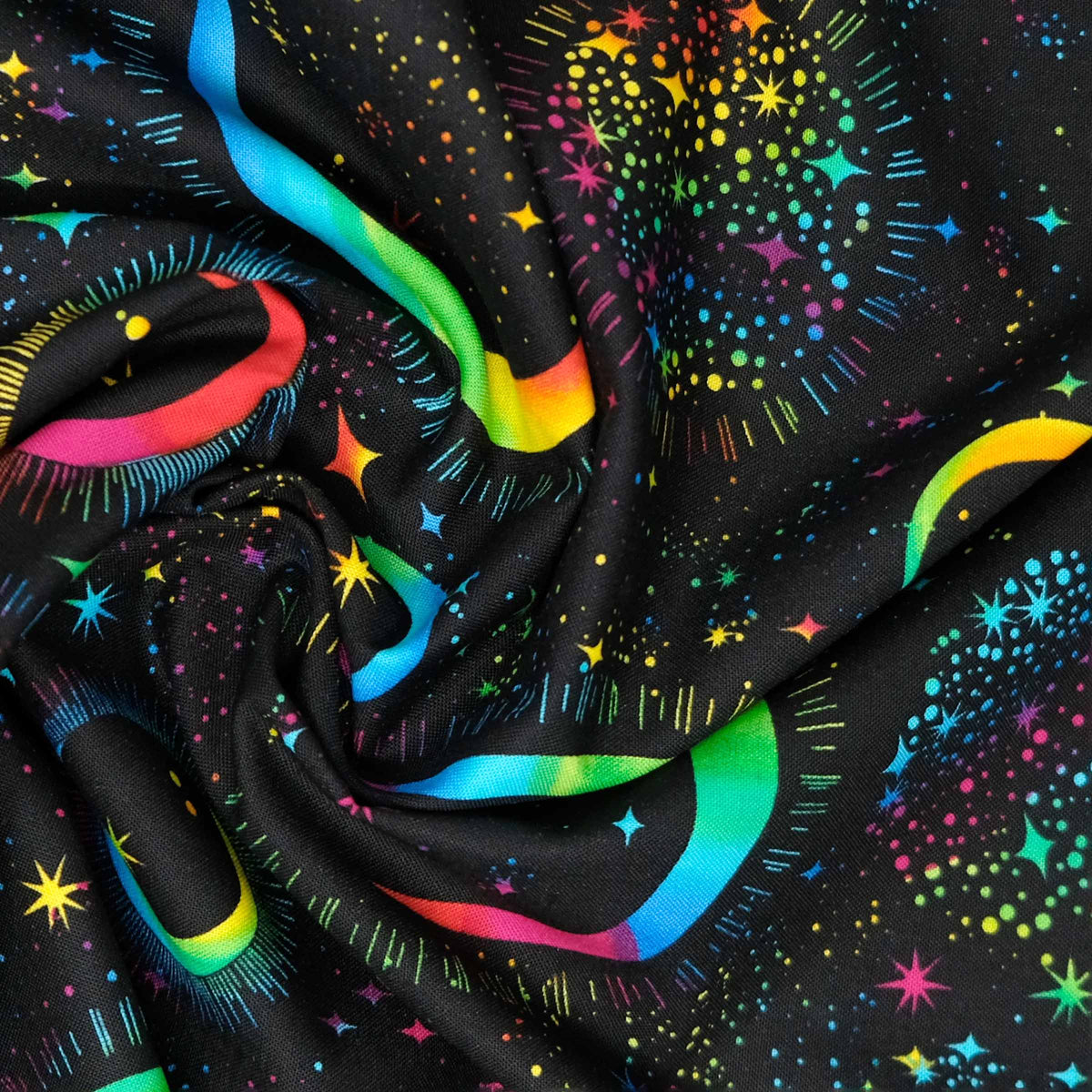 Timeless Treasures Fun C7431 Black – Jolly Stitcher