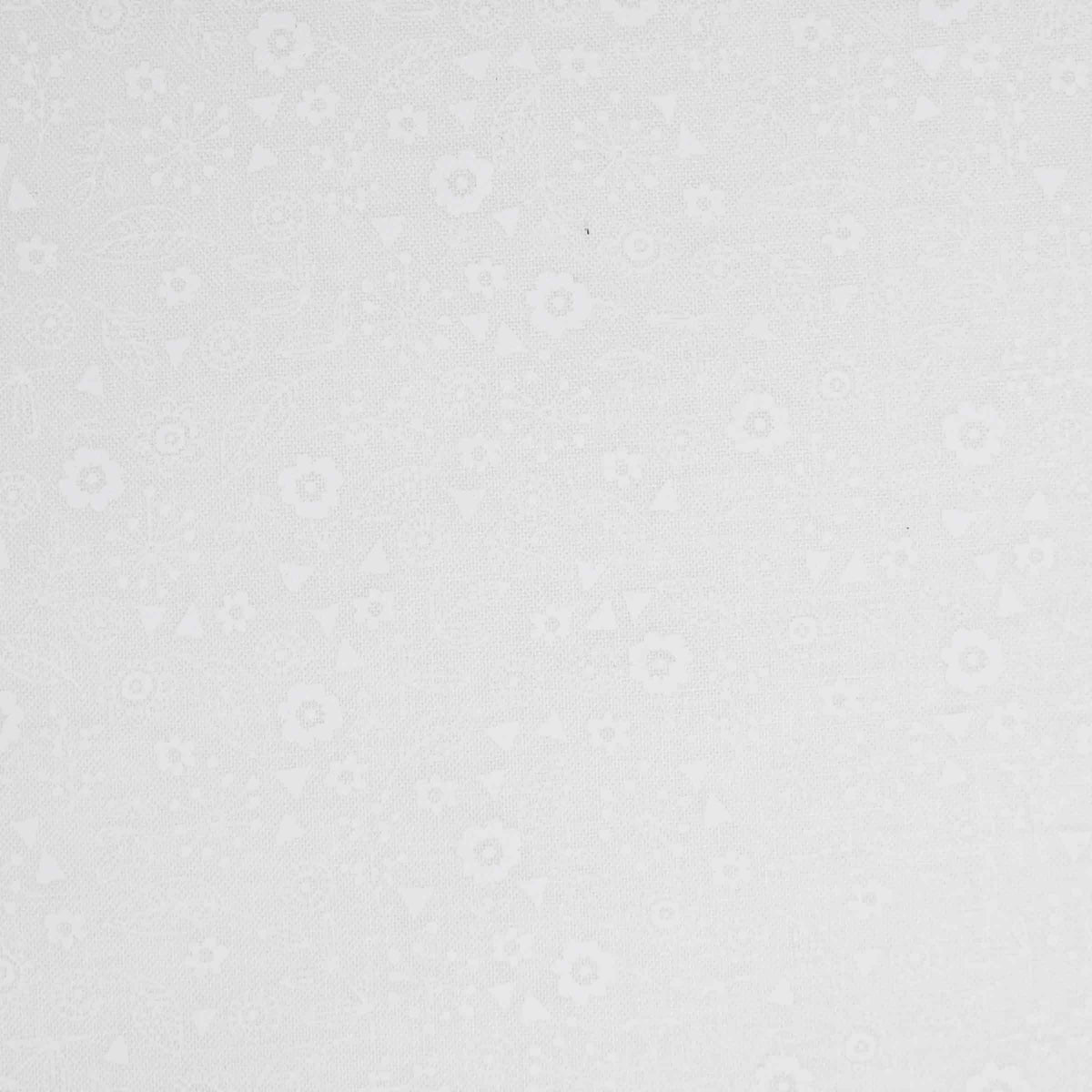 Makower Essentials Doodle Ditzy W1 White on White – Jolly Stitcher